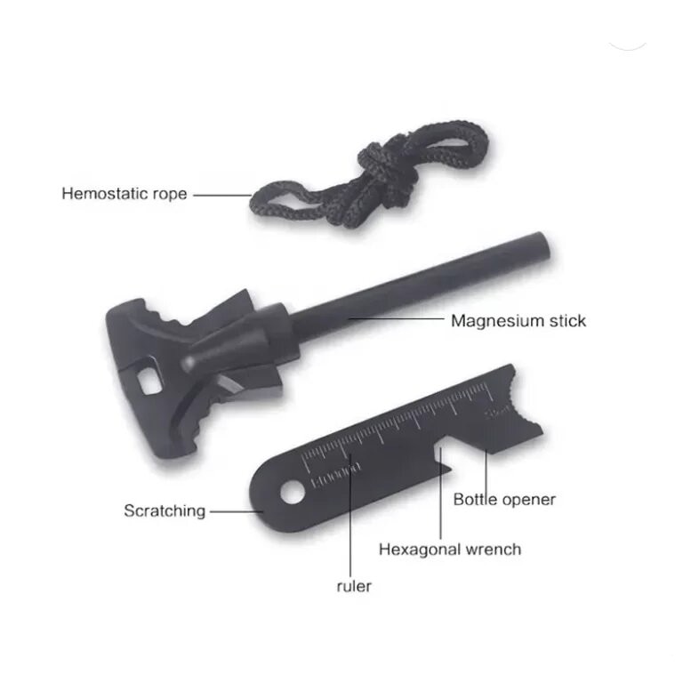 Amnar/Cremene de aprins focul multifunctional 6 in 1 - eMAG.ro