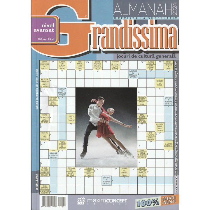 Almanah de integrame Grandissima 2024 - nivel avansat, Maxim - eMAG.ro