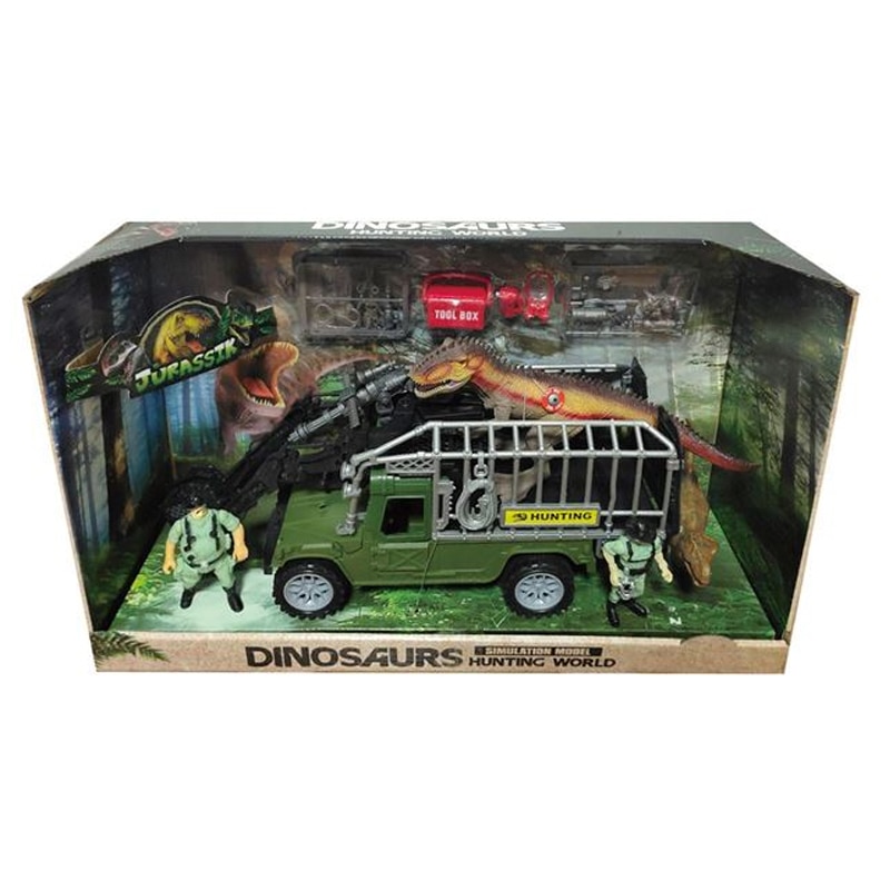 Set figurine Vanatori de Dinozauri, cu sunet, ATU-084528 - eMAG.ro
