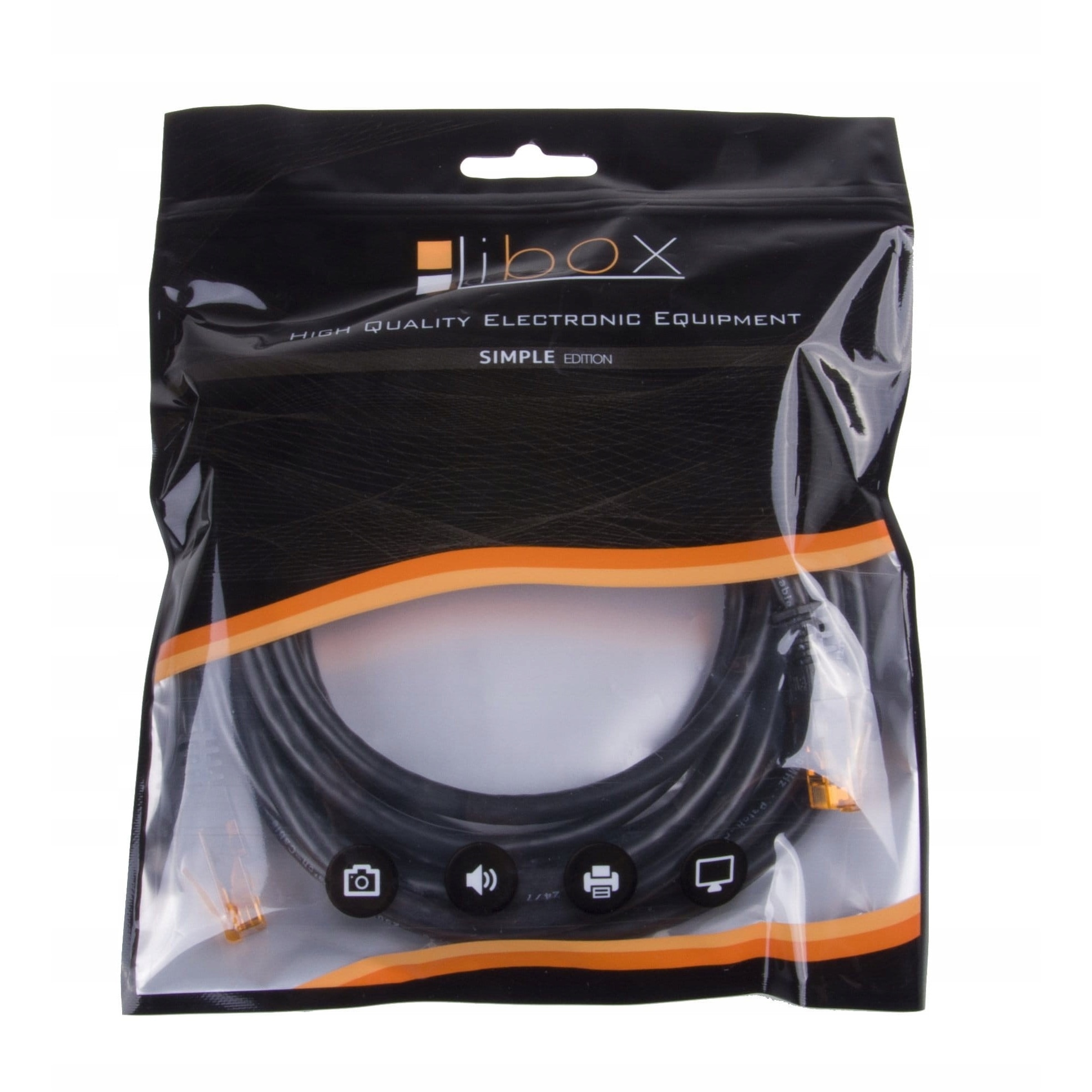 Cablu Internet LAN 20m Libox® LB0194, Cat. 6a, S/FTP Ethernet, Conector RJ45, Utilizat pe scara ...