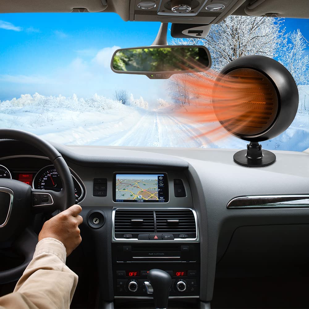 Incalzitor auto, Longziming, 12 V, Negru - eMAG.ro