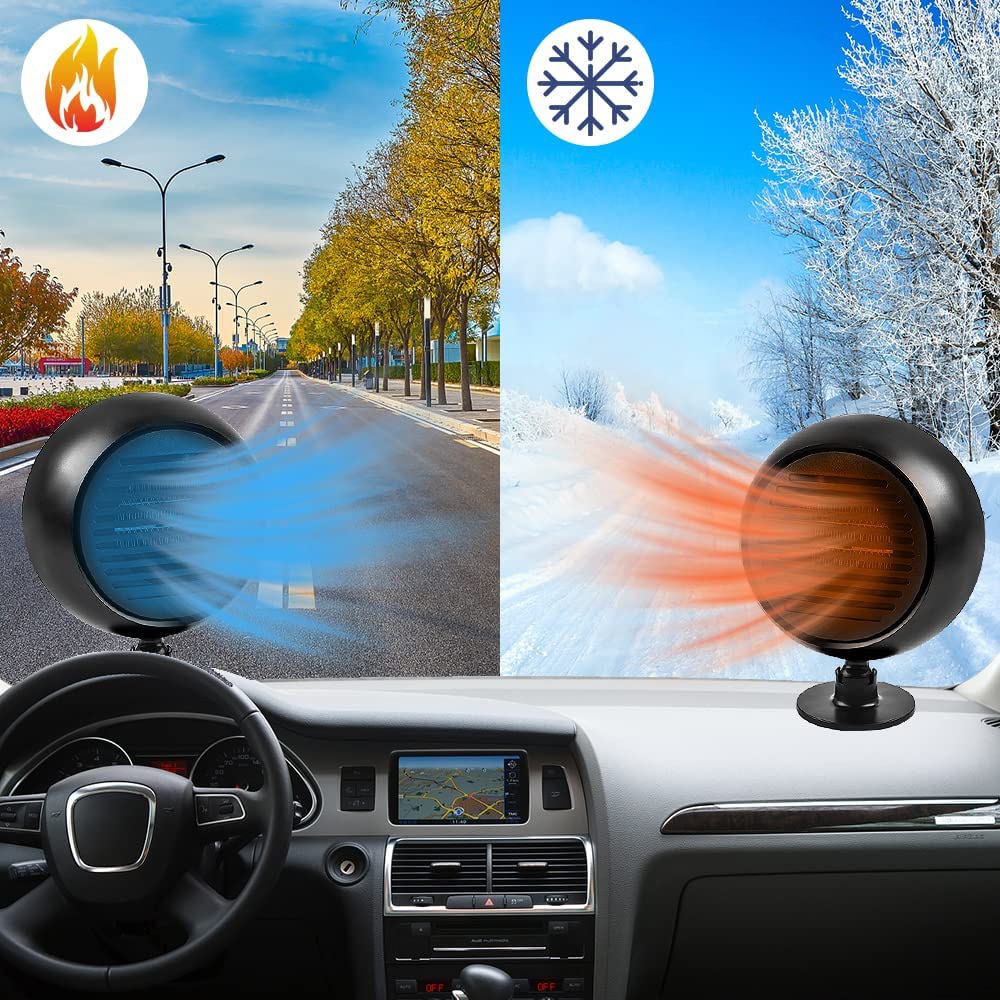 Incalzitor auto, Longziming, 12 V, Negru - eMAG.ro