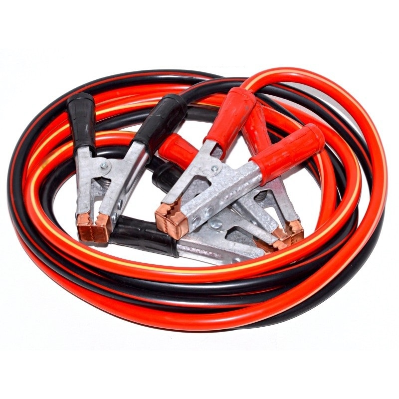 Set 2 cabluri auto ElecTech de pornire cu cleste crocodil, putere 1000A ...