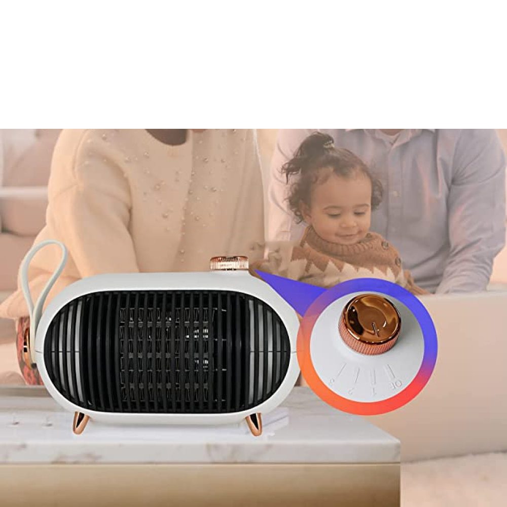 Mini incalzitor portabil, Longziming, 900 W, Alb - eMAG.ro