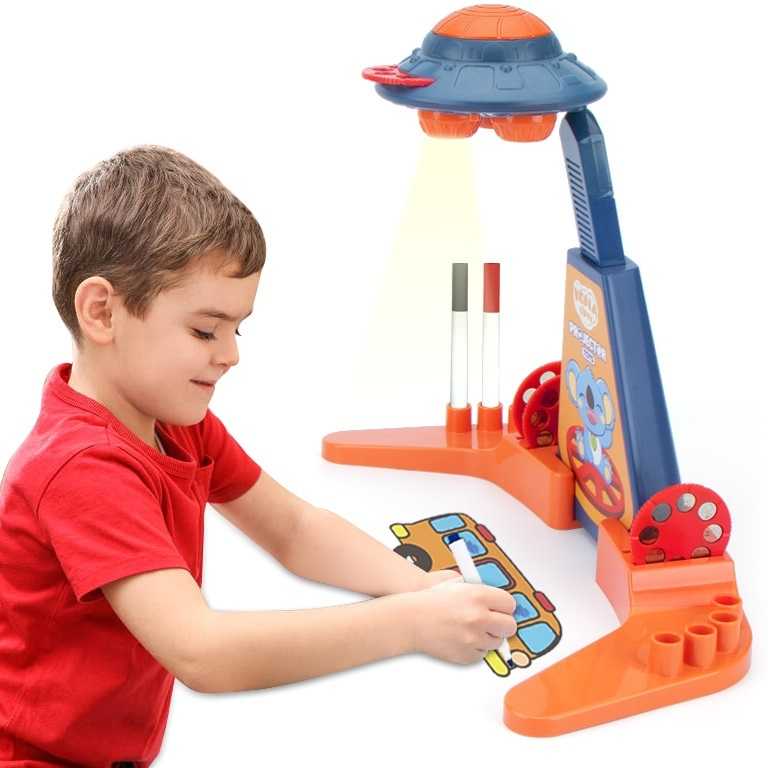 Proiector desen cu 6 diapozitive si 6 carioci incluse, Koala Diary ...