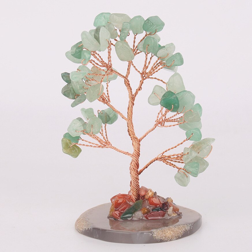 Copac pietre semipretioase 7 chakra in forma de inima – EZGETOP® Decor ...