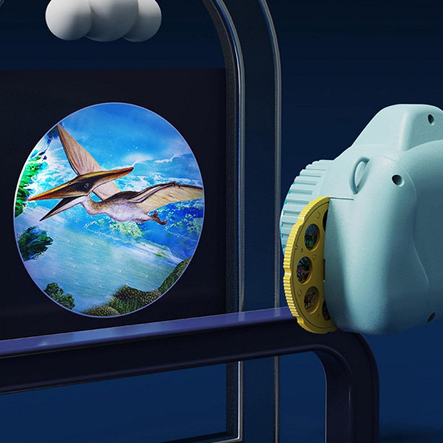 Camera foto cu proiector de imagini, Albastra, SARALMA® - eMAG.ro