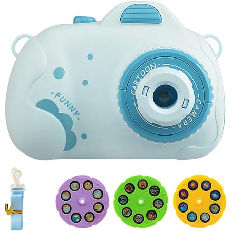 Camera foto cu proiector de imagini, Albastra, SARALMA® - eMAG.ro