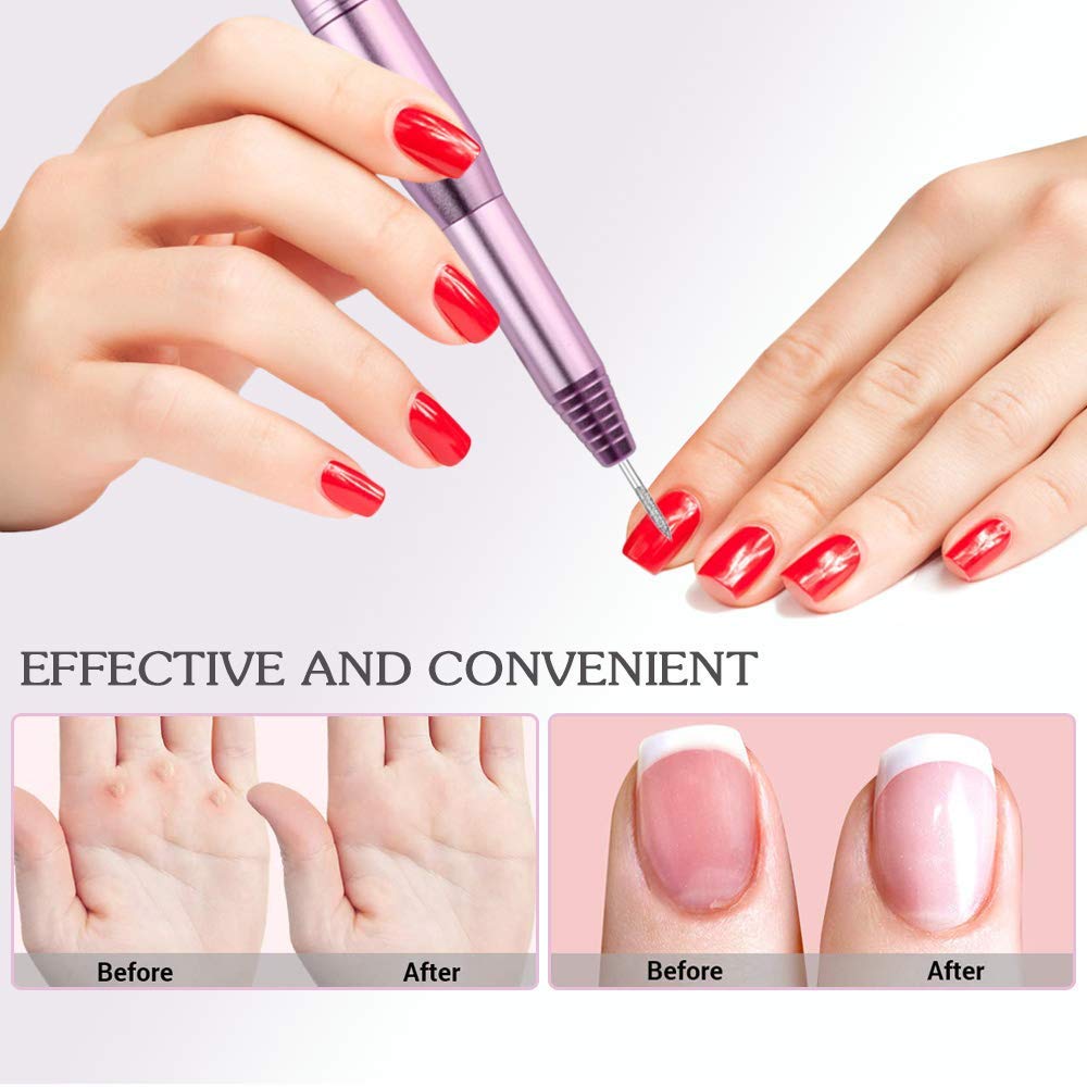 Set freza electrica unghii, Cozevdnt, Viteza reglabila, Multicolor ...