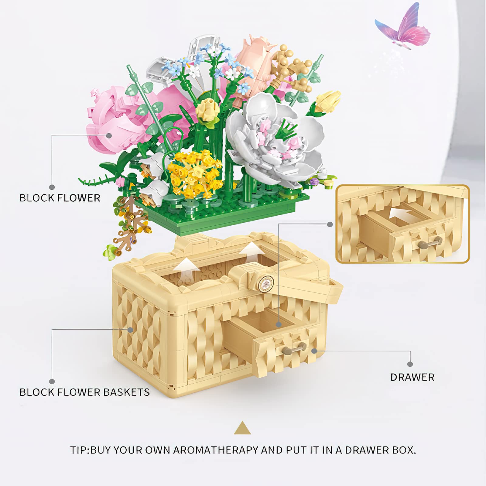 Set 1277 piese de constructie, WALALLA, Multicolor - eMAG.ro