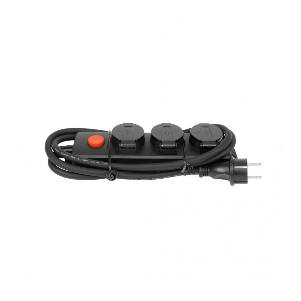 Prelungitor de curent STROXX cu 3 prize si impamantare, lungime 1.5 ...