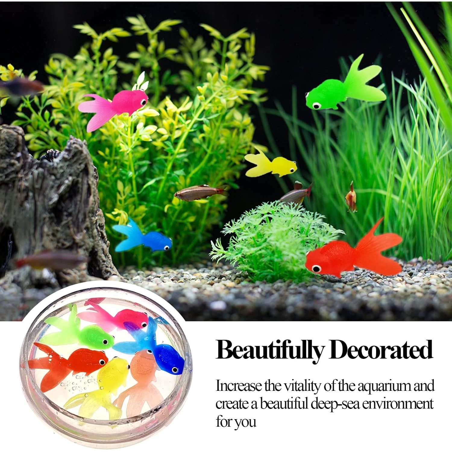 Set 12 pestisori multicolorati din silicon 6 mari si 6 mici - eMAG.ro