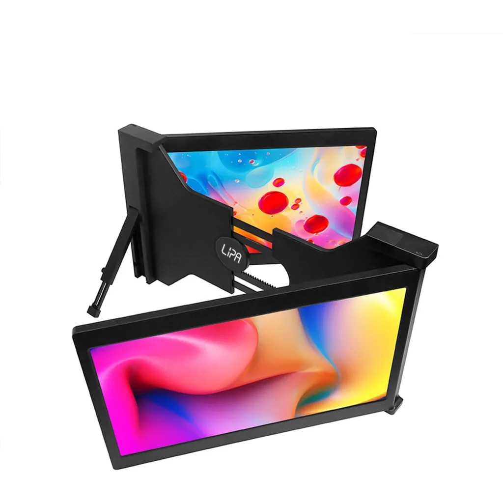 Monitor portabil pentru laptop, Lipa, Full HD, 1920 x 1080, Negru - eMAG.ro