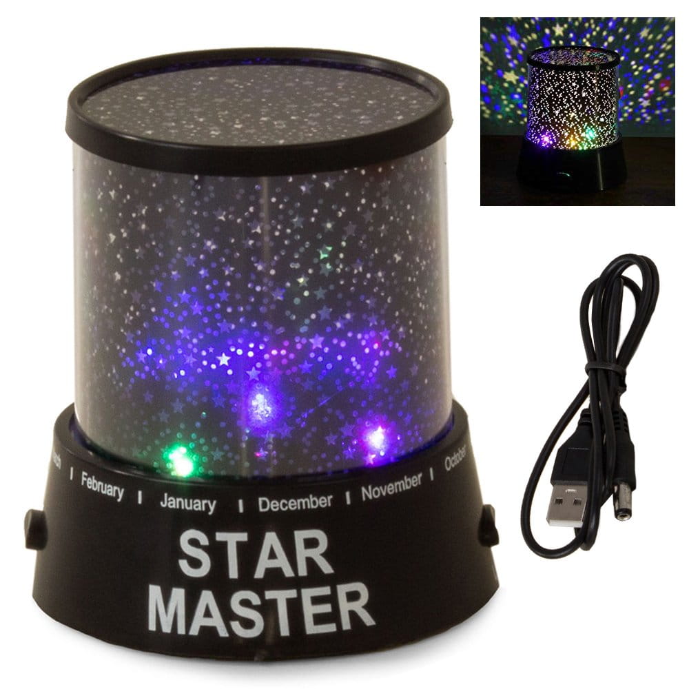Proiector cer instelat, Verk, USB, Baterii, Negru - eMAG.ro