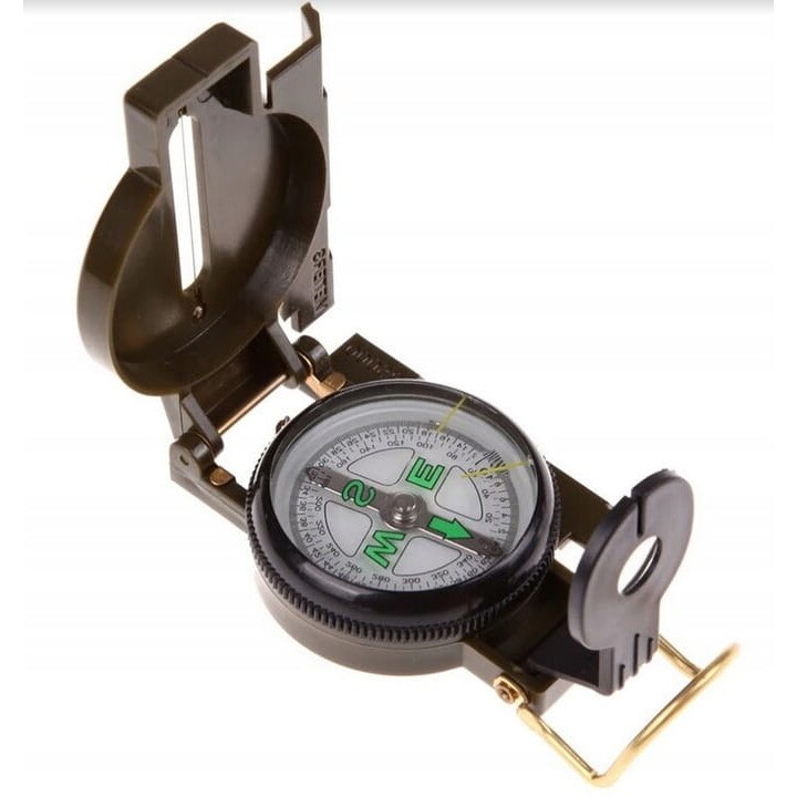 Busola militara profesionala, XYZ, Metal, Verde/Negru - eMAG.ro