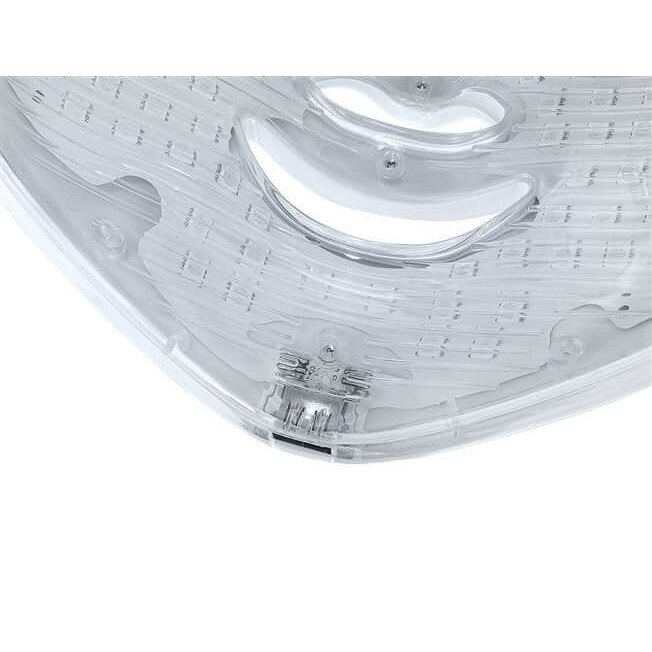 Маска за фотонна терапия с аксесоари, XYZ, LED, 7 нива, Бяла - eMAG.bg