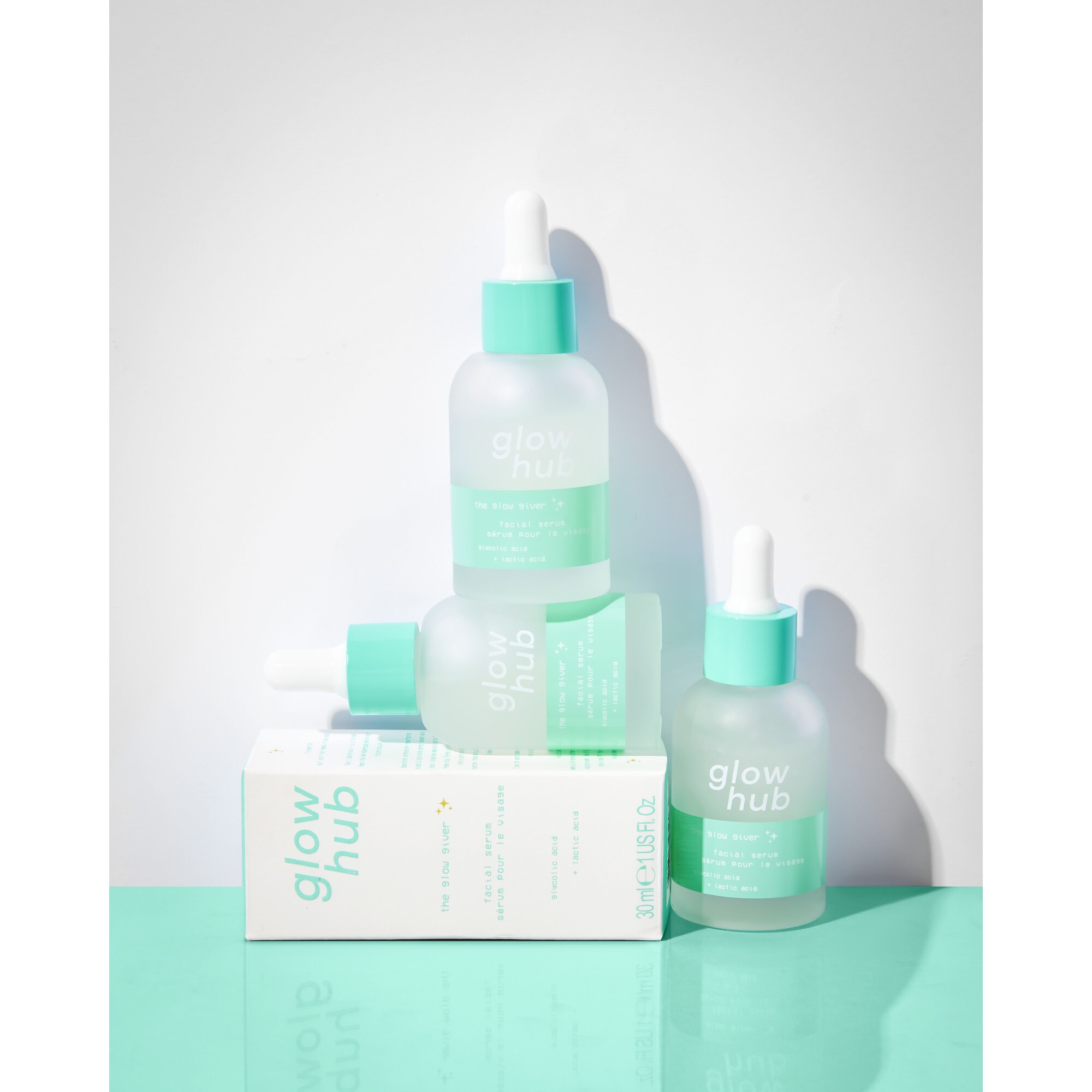 SER FACIAL/ACID, GLOW HUB, 30ML - eMAG.ro