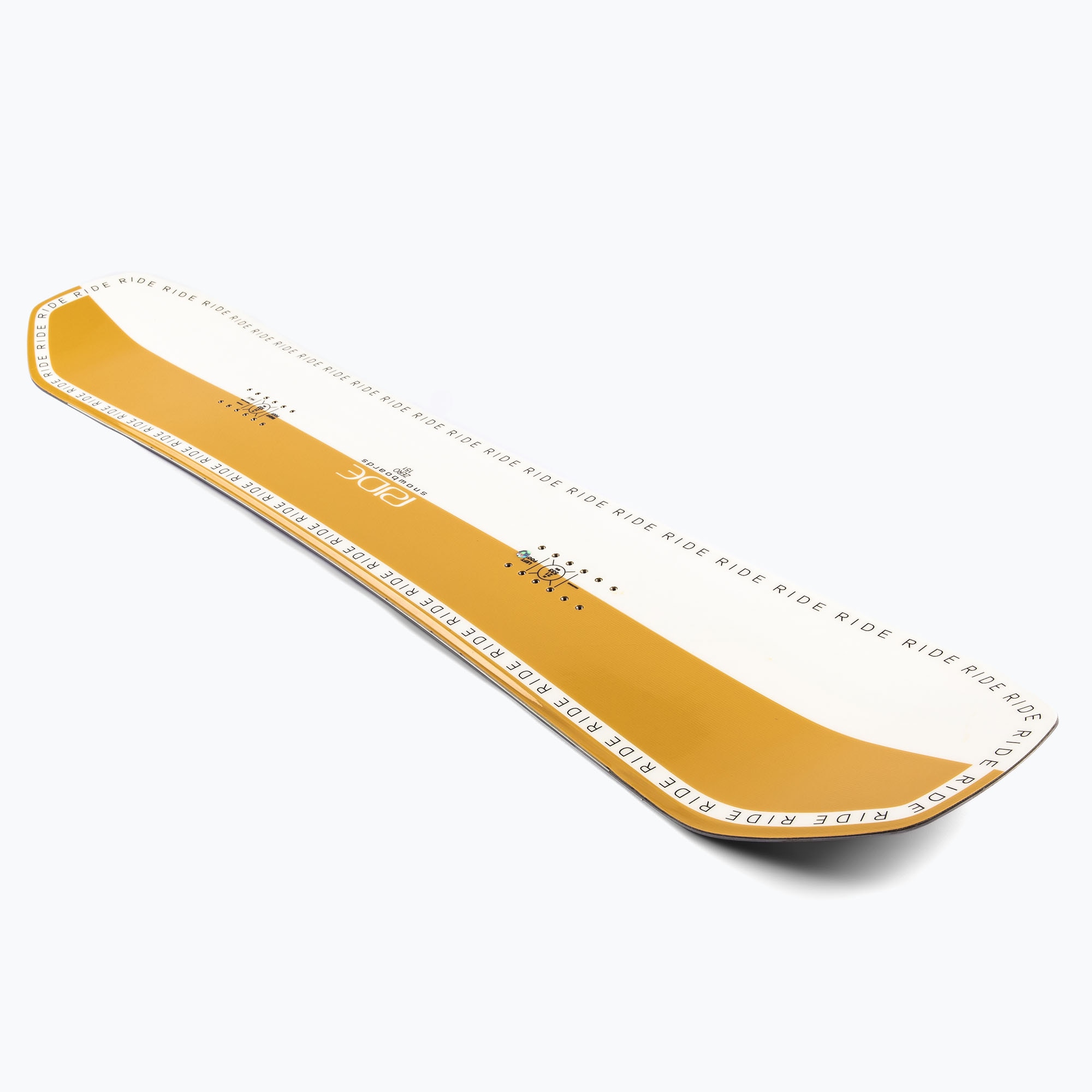 Snowboard, RIDE, 155 cm, Galben/ Alb - eMAG.ro