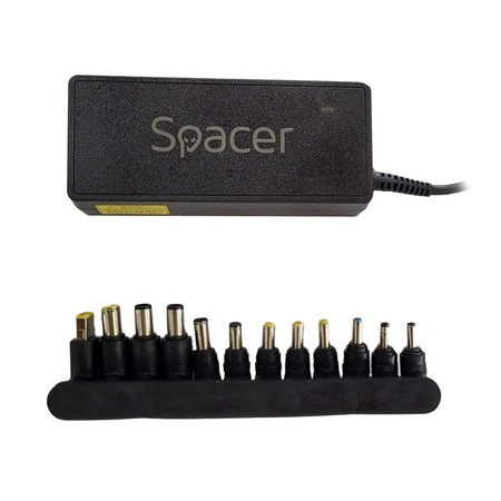 Incarcator laptop universal Spacer, 90W comutare automata tensiune ...
