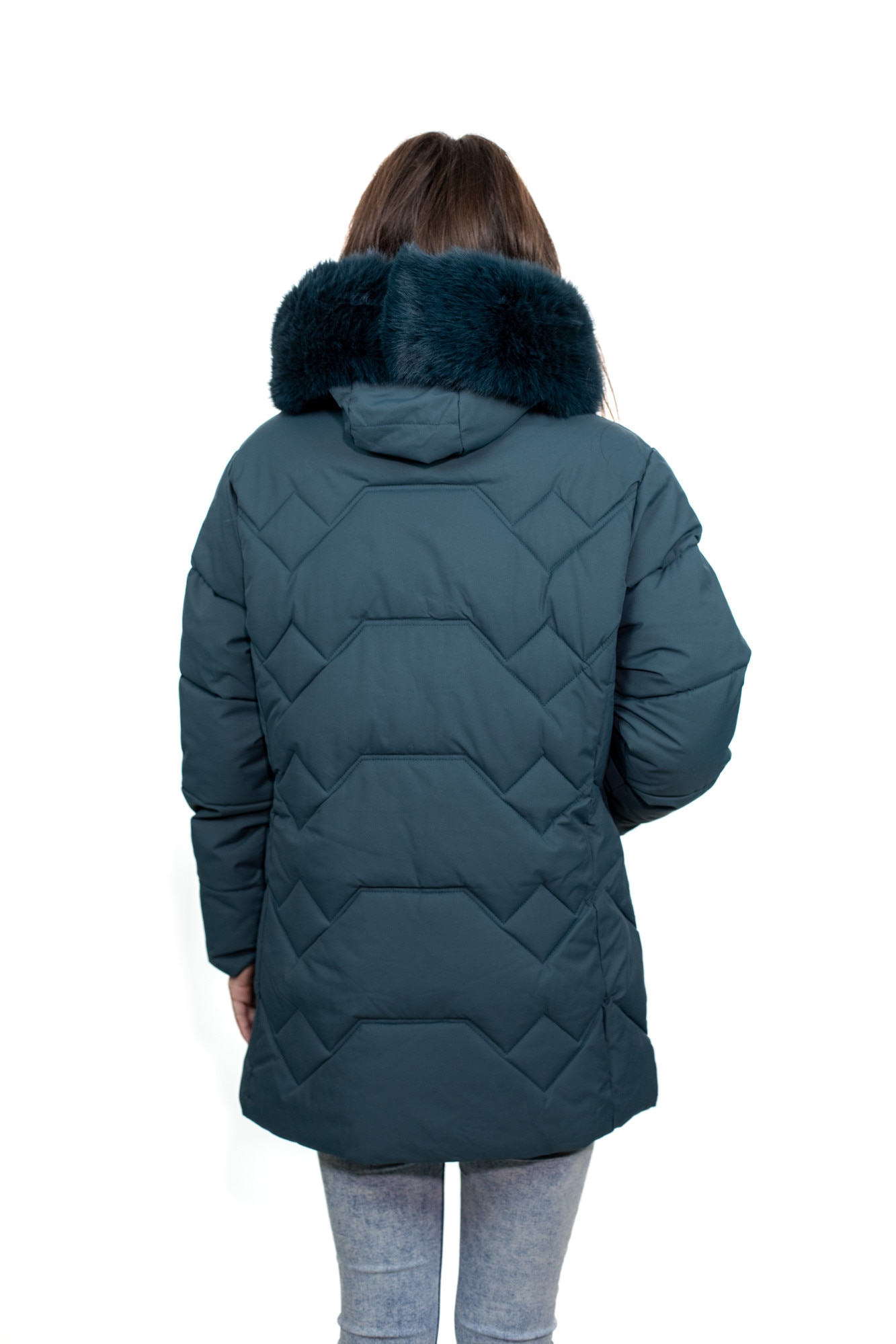 Geaca dama 231, Verde, 3XL - eMAG.ro