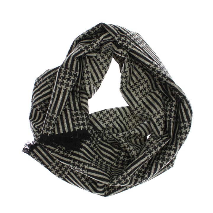 Esarfa barbati, din casmir / pashmina, 30 x 188 cm, model liniar ...