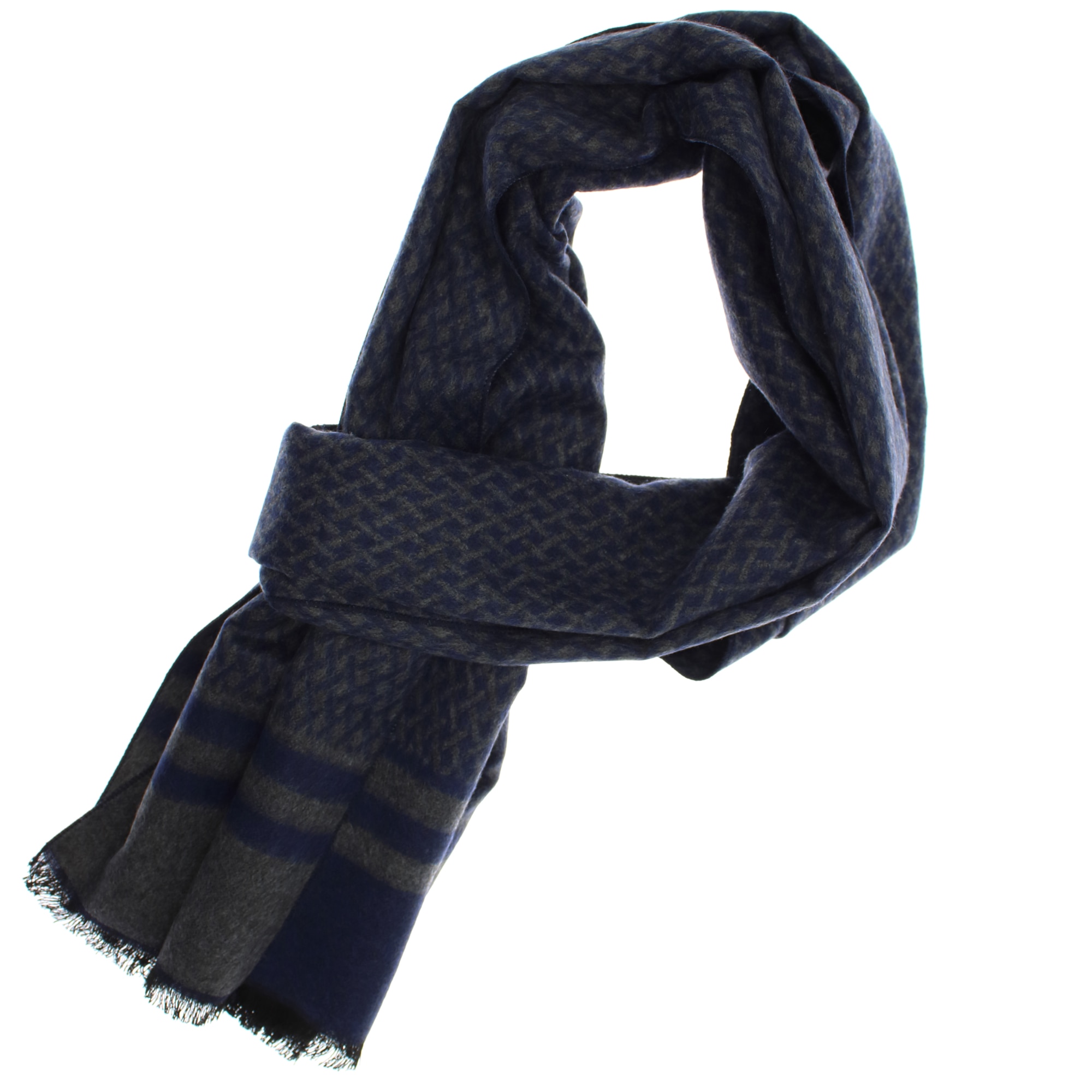 Esarfa barbati, din casmir / pashmina, 30 x 188 cm, model stilizat ...