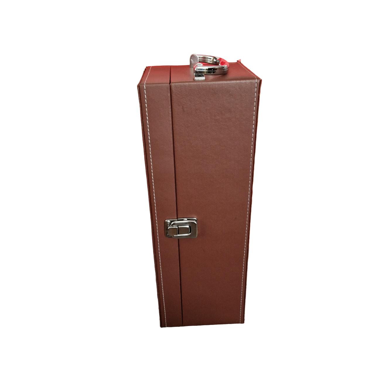 Set cadou pentru barbati, cutie de vin cu 4 accesorii, maro, Vin Rosu ...