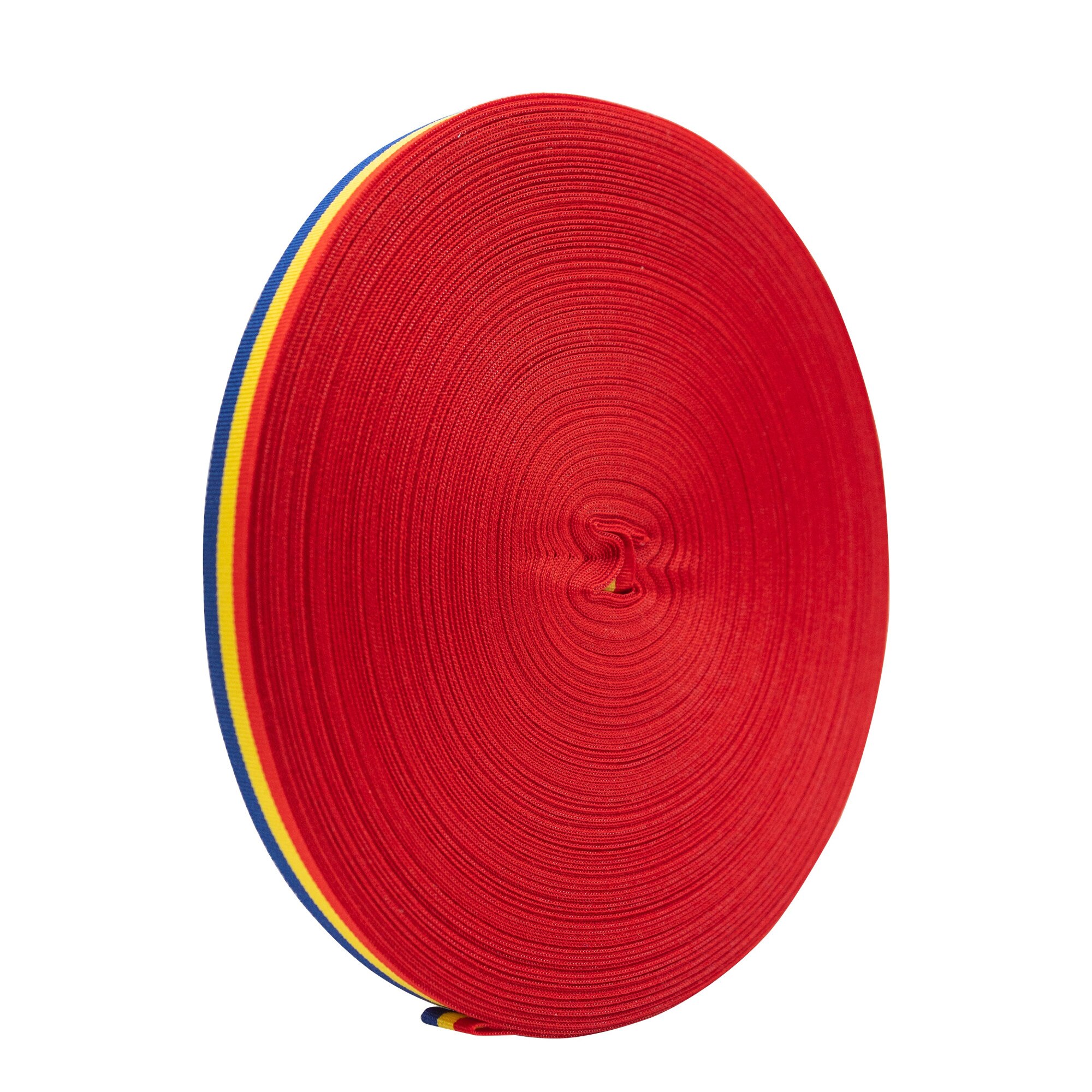 Rola panglica tricolora, lungime 50 m, latime 10 mm, poliester - eMAG.ro