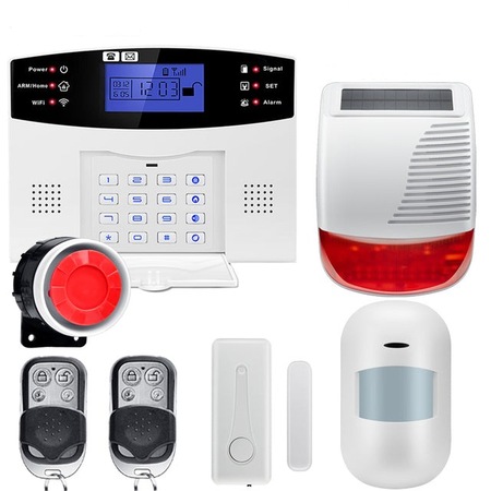 Sistem de alarma de securitate pentru casa WIFI, detector wireless GSM ...
