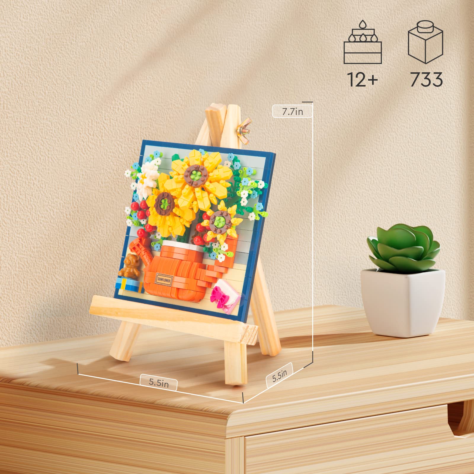 Rama de imagine bloc 3D, WALALLA, 733 buc, Multicolor - eMAG.ro