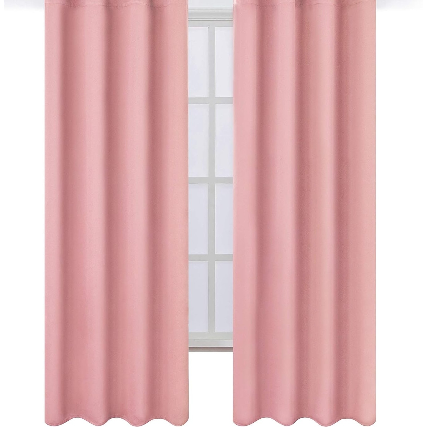 Set 2 bucati draperie SereDesign material tip Blackout culoare Roz ...