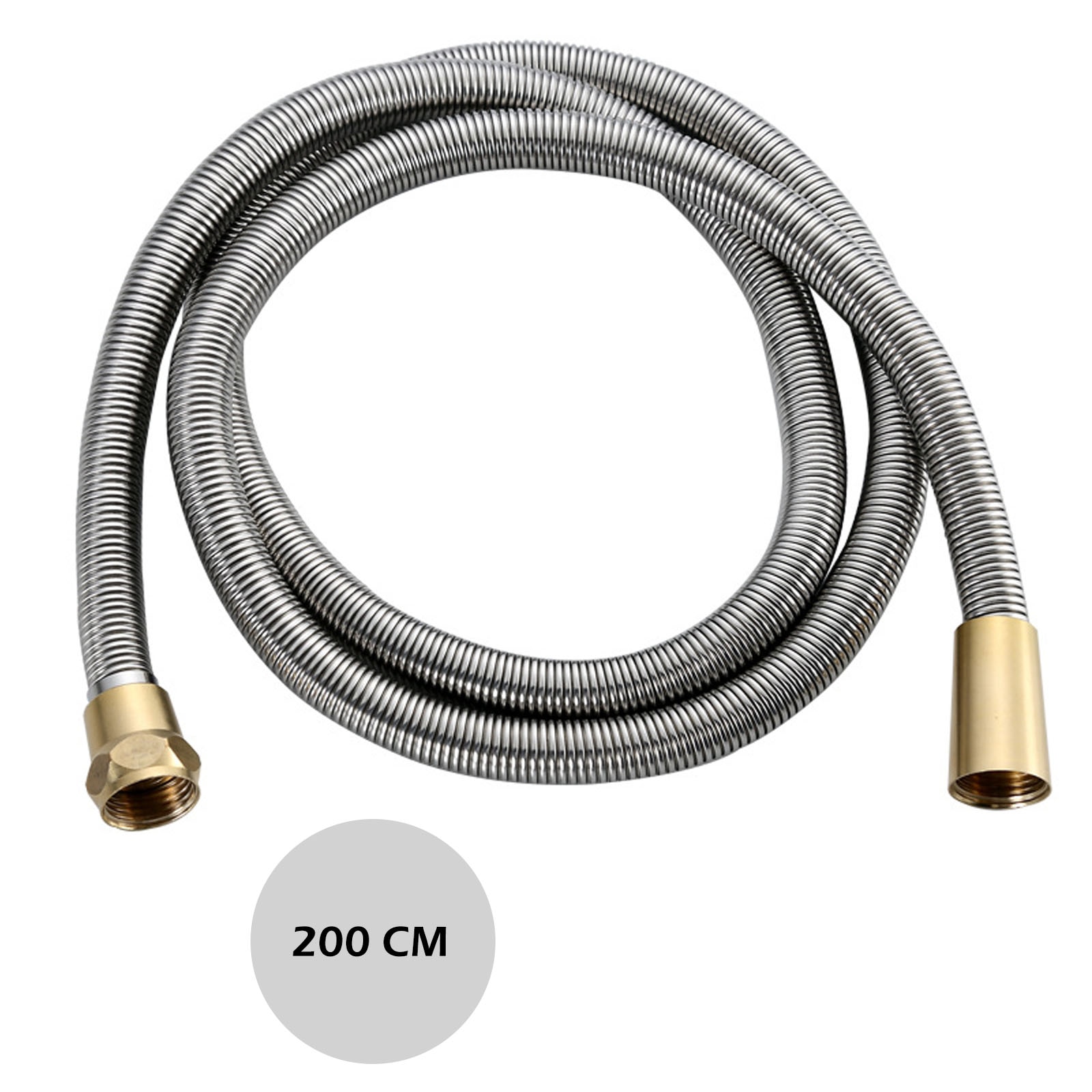 Furtun de dus extensibil, Axroad Mall, 200 cm, Conexiune 1/2 ...