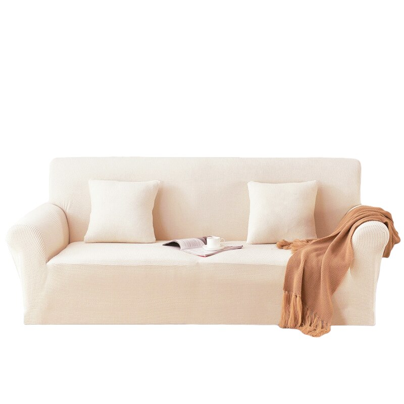 Husa Elastica Model Embosat Pentru Canapea 3 locuri Ivoire 180-240 cm ...