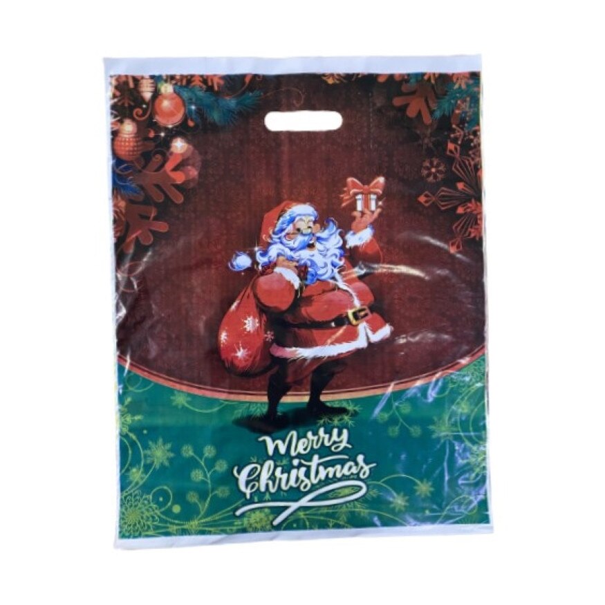 Set 50 bucati, Punga Plastic, tip Banana, cu maner intarit, 400x510 mm ...