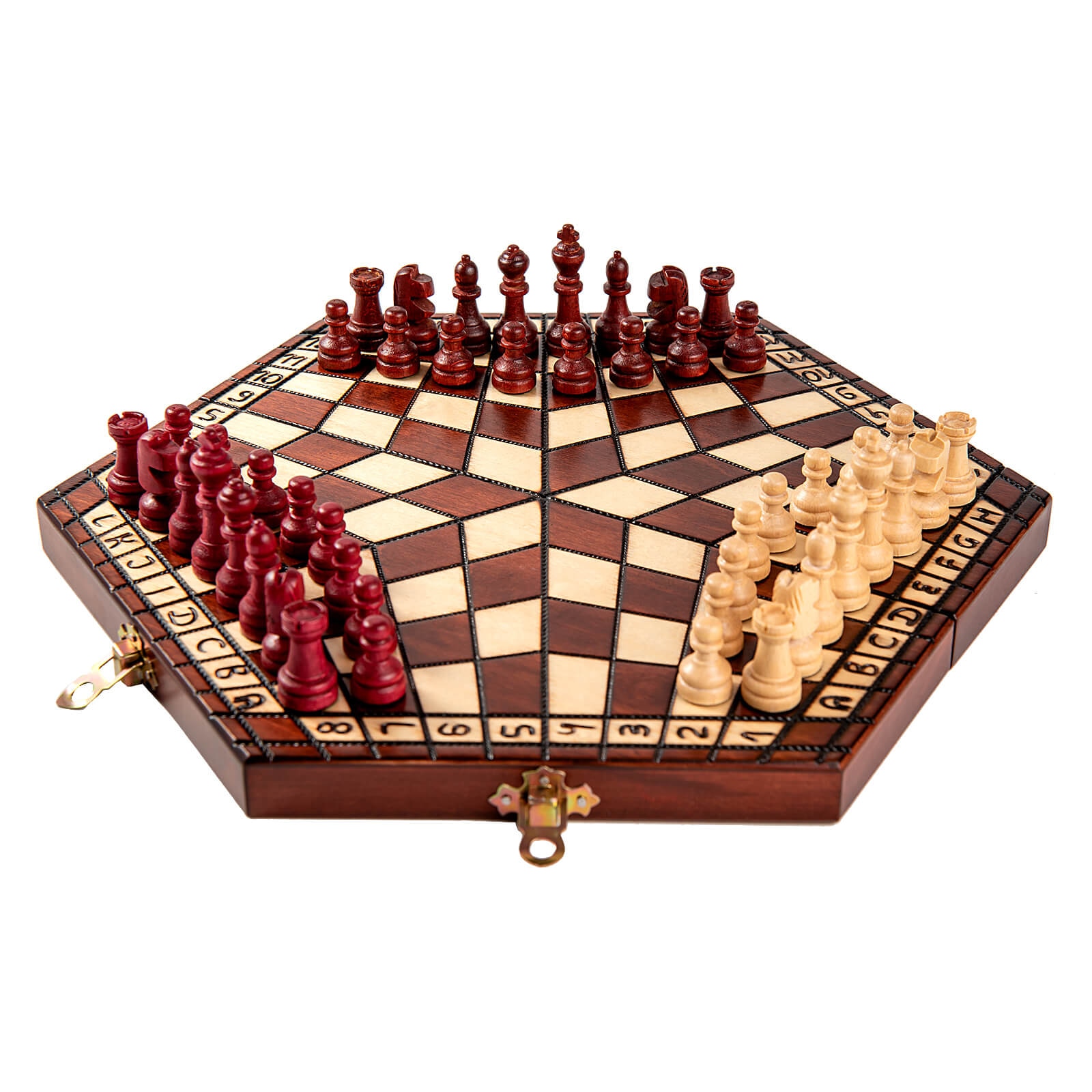 Set sah pentru 3 jucatori - mic - eMAG.ro