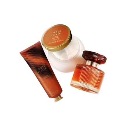 Set Amber Elixir: apa de parfum 50 ml, crema de corp parfumata 250 ml ...