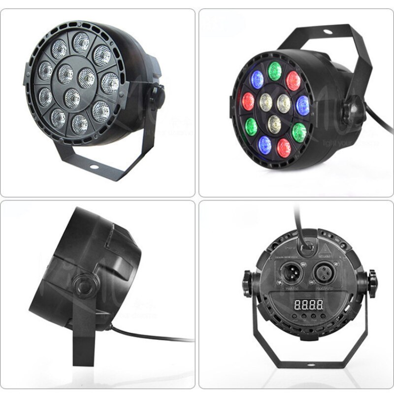 VENTART színpadi fényprojektor, 12 LED, RGBW világítás, 30 W teljesítmény, távirányítóval ...