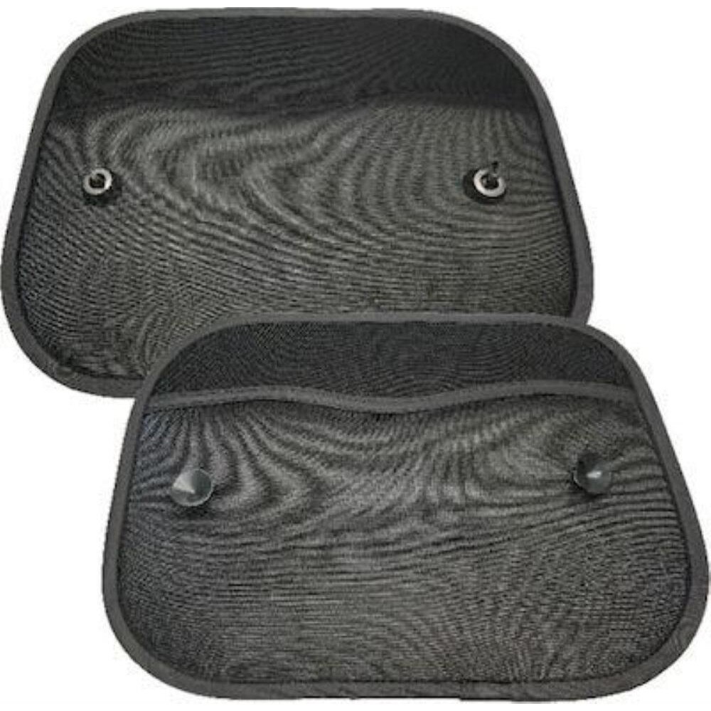 Set 2 parasolare auto cu ventuze, Feral, 37 cm, Negru - eMAG.ro