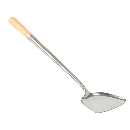 Spatula de bucatarie pentru tigaie Wok, Zola®, otel inoxidabil, 50x11 ...