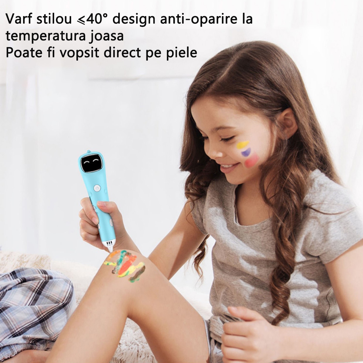 Creion inteligent de imprimare 3D, filament PCL 1.75 mm, temperatura ...