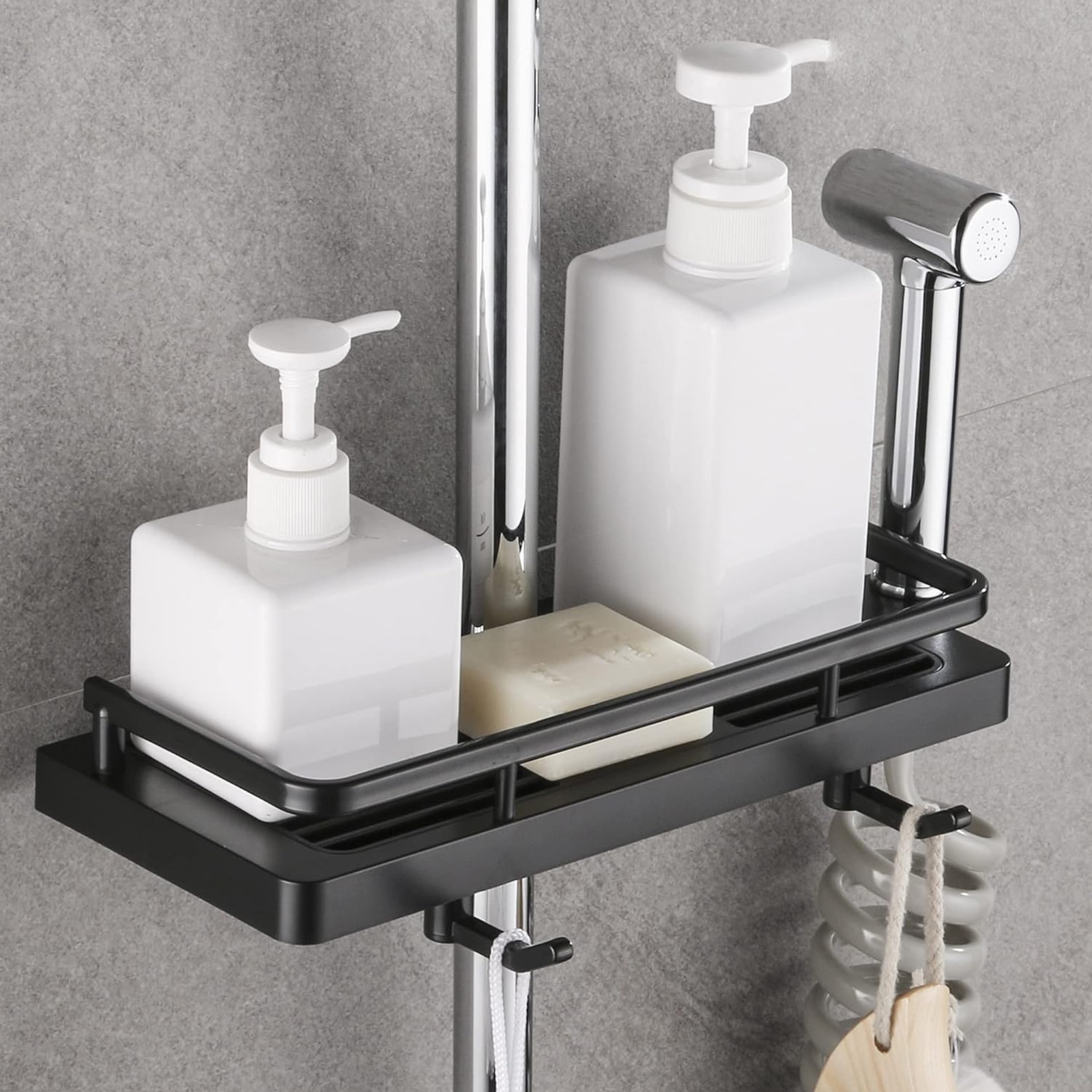 Raft de dus, NUODWELL, Cu 2 carlige rotative si carlig pentru capul de ...