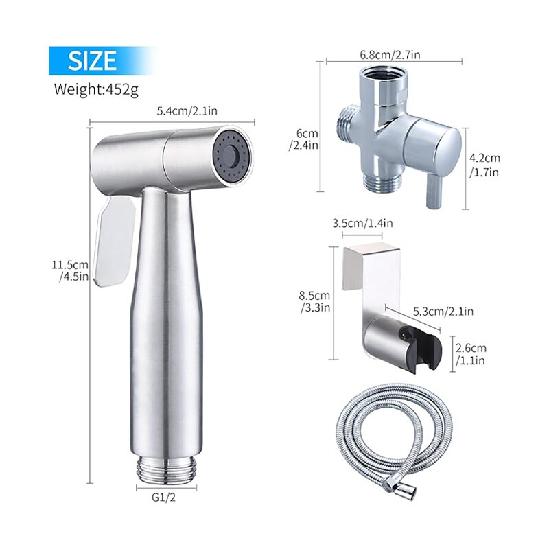 Set 11 de Pulverizare A Vasului de Toaleta, Dus de Mana Pentru Bidet ...