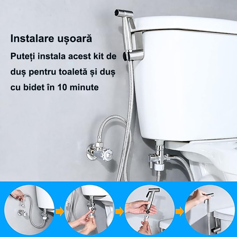 Set 11 de Pulverizare A Vasului de Toaleta, Dus de Mana Pentru Bidet ...