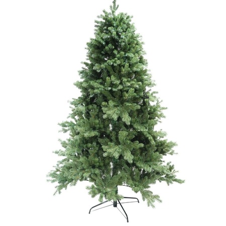 Brad Artificial de Craciun, 210 cm, 957 ramuri, diametru baza 125 cm ...