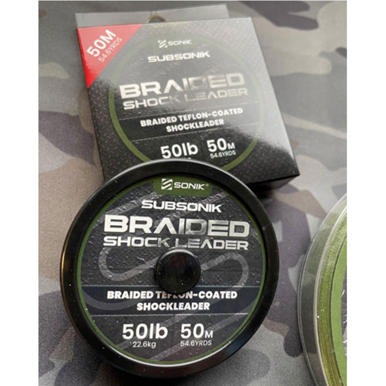 Fir Textil FishOn Braided Shock Leader 22.6kg 50 Lb 50m - eMAG.ro