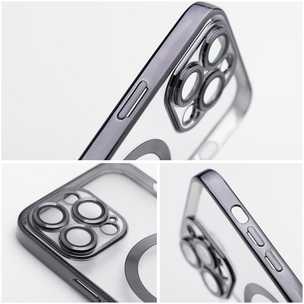 Калъф Electro MagSafe за iPhone 15, TPU, Черен - eMAG.bg