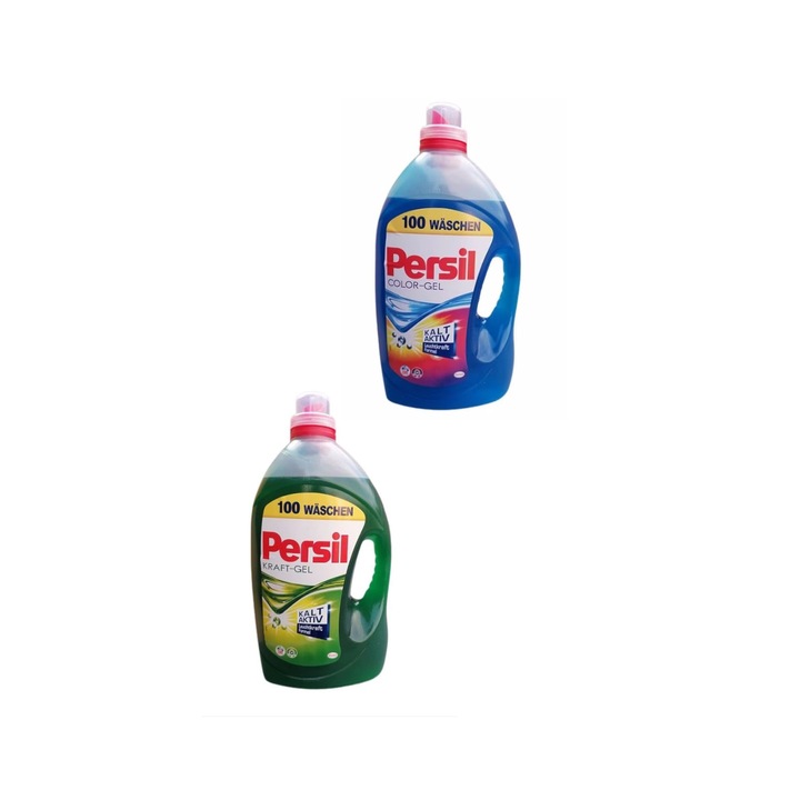 Pachet Detergent lichid automat Persil Color Gel, formula KaltAktiv ...