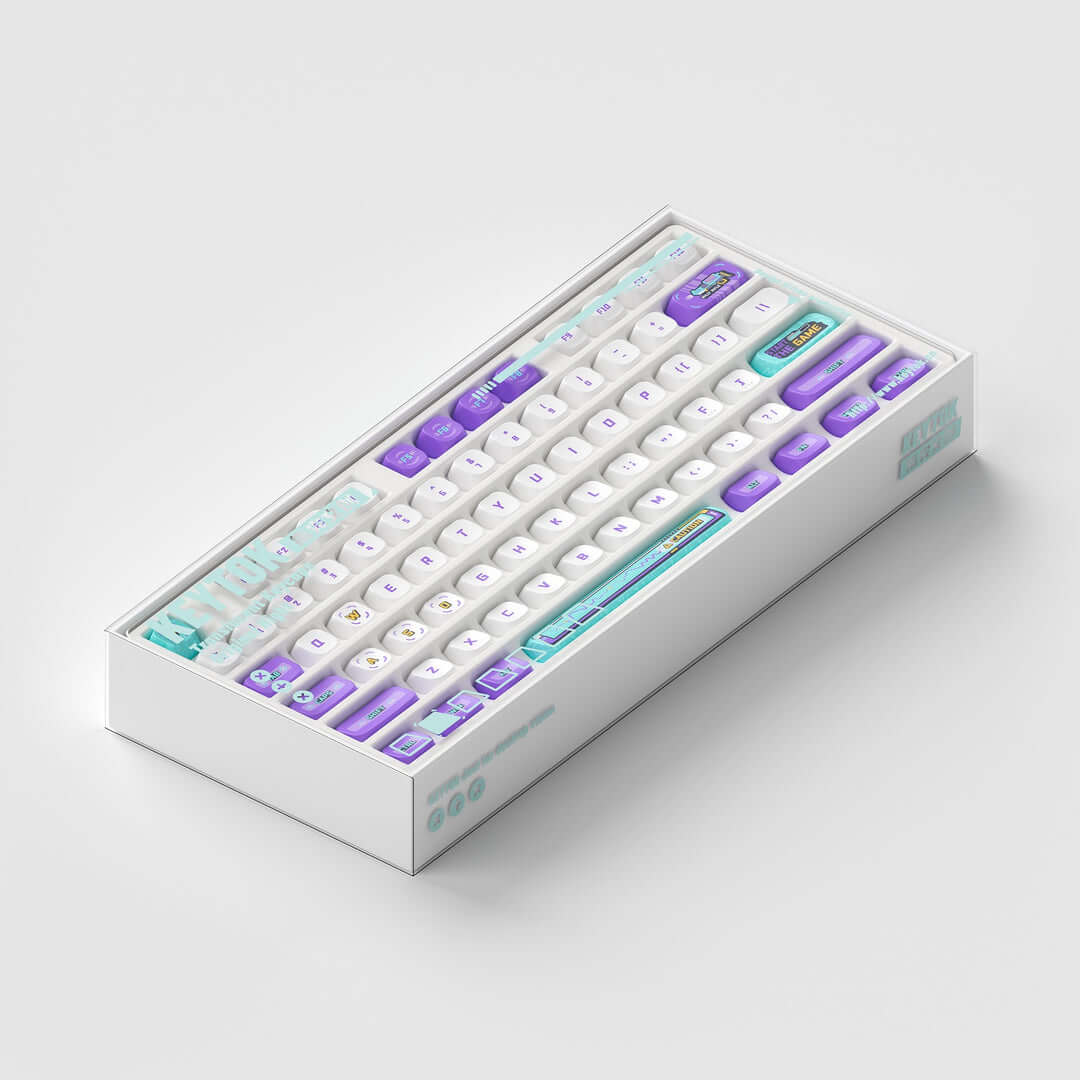 Kit butoane Nuphy Arcade-ia KDS Dye-sub PBT Keycaps, Compatibil cu ...