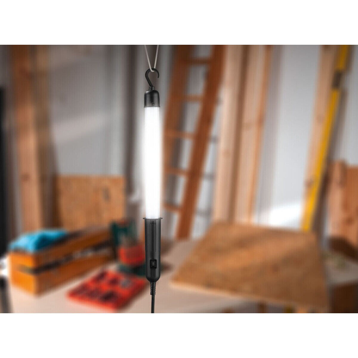 Lanterna LED cu tija pentru atelier Parkside, 48 x 3.7 cm, 4.9 w, 400 ...