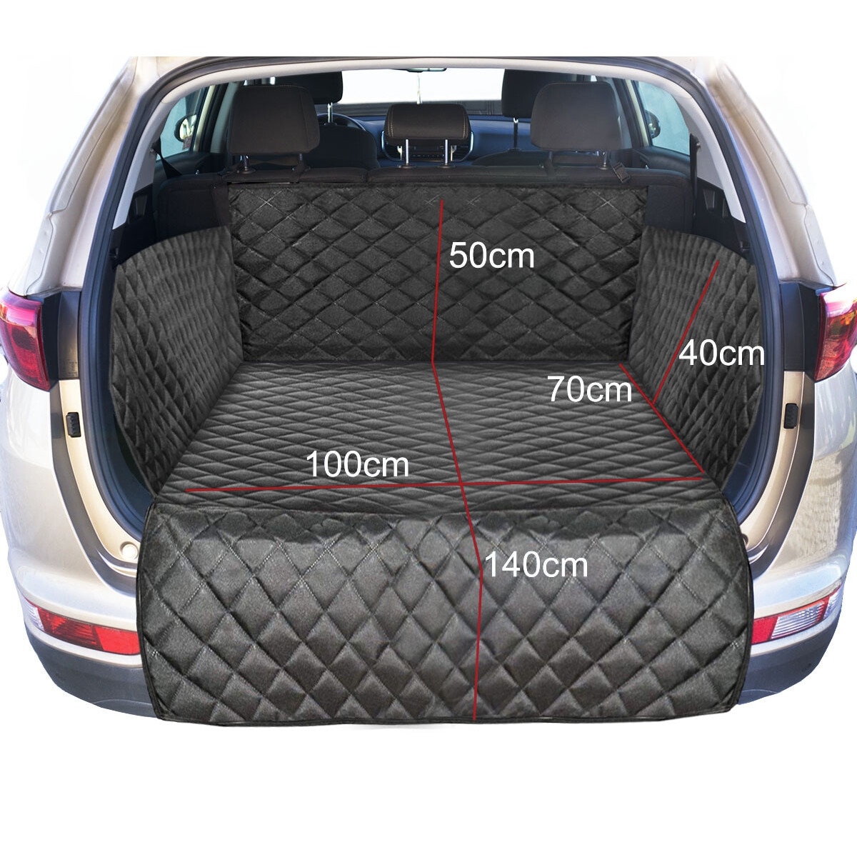 Husa auto de caini, protectie pentru portbagaj, cu protectie pentru ...